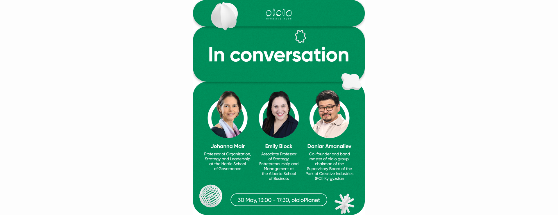 Conversation with Prof. Johanna Mair and Prof. Emily Block - go.ololo.city